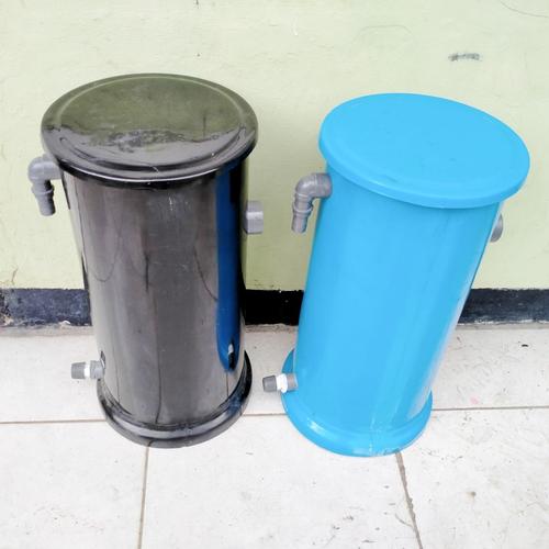 Jual Tong Filter Tabung Chamber Kolam Ikan External Fiber - Biru, SMALL ...