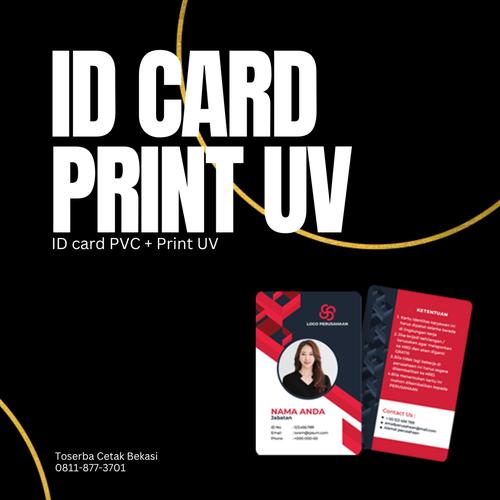 Jual ID CARD PVC PRINT UV NAME TAG KARYAWAN KARTU MEMBER MATTE DOFF - 1 ...
