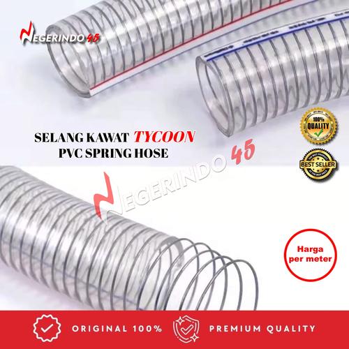 Jual SELANG KAWAT 1/2" 5/8" 3/4" 1" 3/8" 1 1/4" (PER METER) PVC SPRING ...