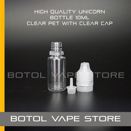 Jual Botol Unicorn 10ml Clear Tutup PUTIH/White PET - Kota Tangerang ...