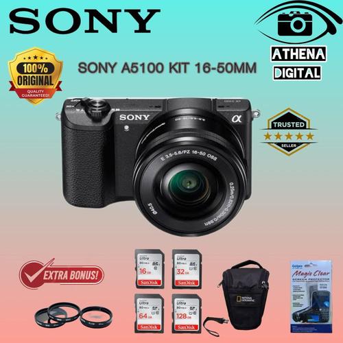 Jual SONY ALPHA A5100 KIT 16-50MM / SONY A5100 KIT 16-50MM / SONY A5100 - BODY ONLY, PAKET ...