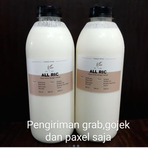 Jual kefir susu sapi organic/raw/unpasteurisasi/sugarfee 1000ml ...