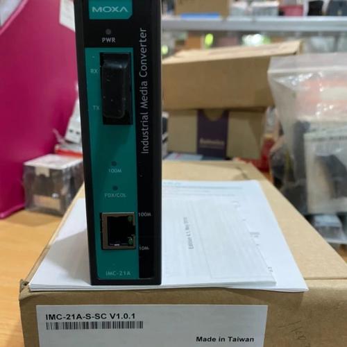 Jual MOXA IMC-21A-S-SC INDUSTRIAL 10/100BASE T(X) TO 100BASE F(X) - Kota Bandung ...