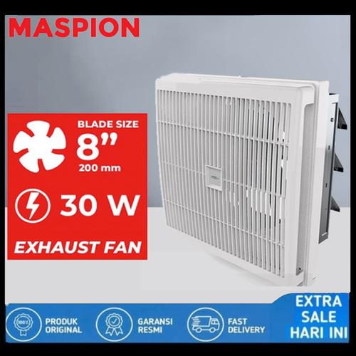 Jual MASPION MV 200NEX Wall Exhaust/Hexos/Heksos Fan Dinding 8 Inch ...