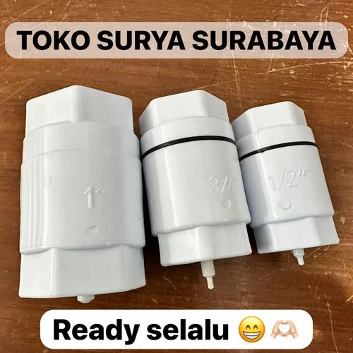 Jual Anti Back Flow Tusen Klep 1/2" 3/4" 1" Foot Valve 1/2" 3/4" 1" - 1 ...