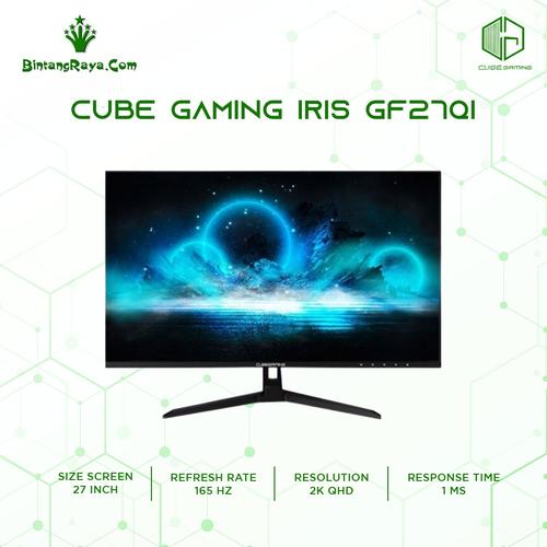 Promo MONITOR CUBE GAMING IRIS GF27QI - QHD 2K IPS 165HZ - DP+HDMI+USB C 27" Cicil 0% 3x ...