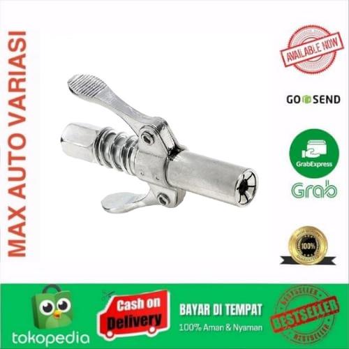 Jual Kepala Pompa Grease Gun Grease Coupler Heavy Duty Kunci Ganda ...
