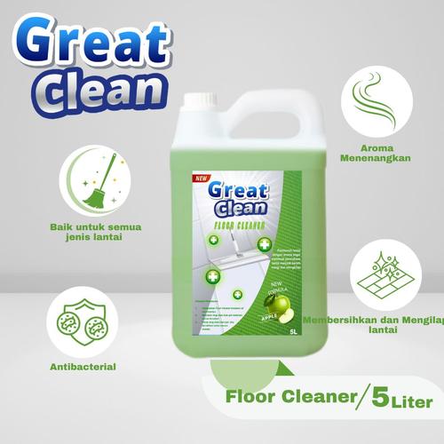 Jual GREAT CLEAN Pembersih Lantai / Floor Cleaner Antibacterial 5L ...