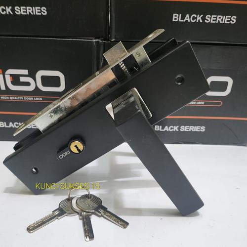 Jual Kunci Pintu Tanggung Hitam AIGO / Handle Pintu Rumah Tanggung ...