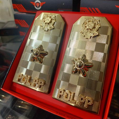 Jual Pangkat pdu polpp 3d - pangkat pdu satpolpp 3d bahan plat kuningan ...