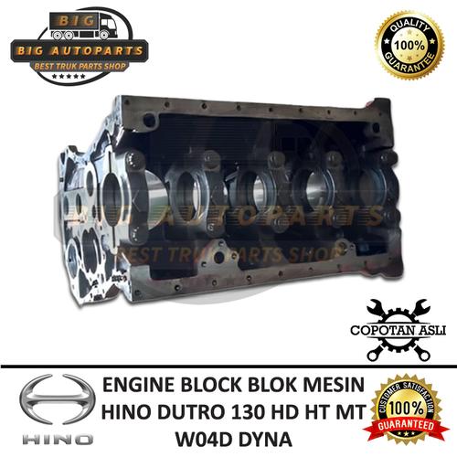 Jual ENGINE BLOCK BLOK MESIN HINO DUTRO 130 HD HT MT W04D DYNA ...