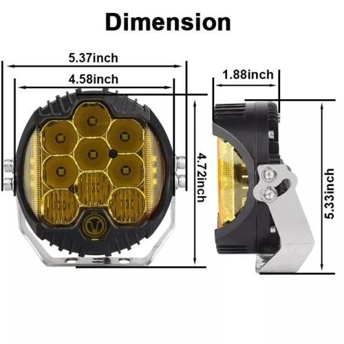 Jual Lampu LED 7inch model baja desn for Harley Davidson ultra,softail ...