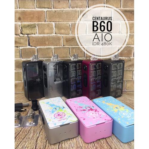 Jual Centaurus B60 AIO Internal 1600mAh by LostVape - Laser Black ...