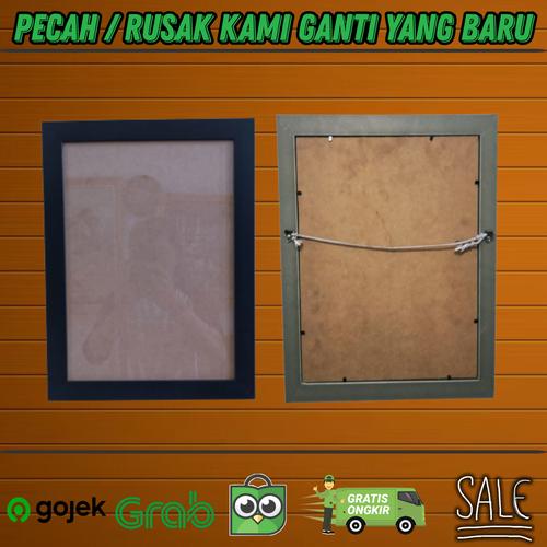 Promo Bingkai Minimalis Hitam 25 x 35 Cm - Bingkai Silver - Jakarta ...