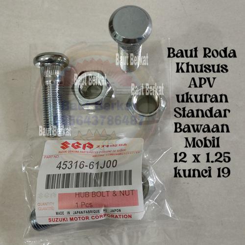 Jual baut roda APV standar asli mobil suzuki APV baut mur roda APV ...