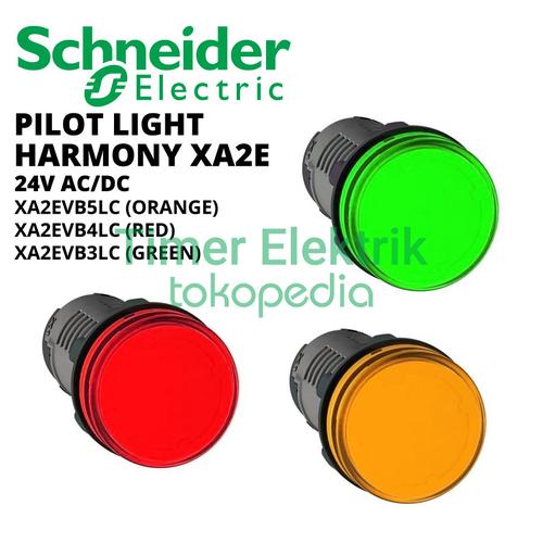 Jual Schenider Pilot Lamp/Pilot Light 24 V AC/DC - XA2EVB - Merah ...