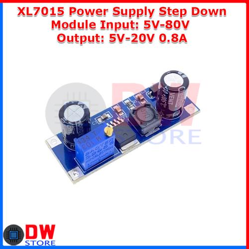 Jual XL7015 DC-DC adjustable Step down Power Supply module 5V-80V - Kab ...