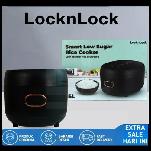 Jual RICE COOKER LOW SUGAR LOCKNLOCK/LOCK N LOCK/ EJR354BLK - 5 Liter ...