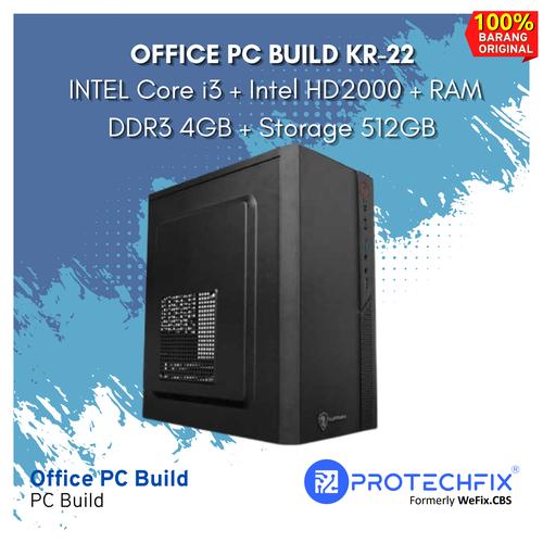 Jual Komputer Rakitan Office PC | Core i3 | HD 2000 | 4GB | KR22 - HDD ...