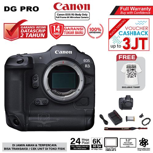 Jual Canon EOS R3 Body Only - BO Full Frame 6K Mirrorless Camera Resmi ...