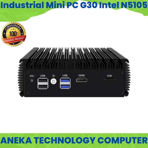 Jual Industrial Mini PC G30 Intel N5105 Fanless 4x LAN i225V3 2.5G ...