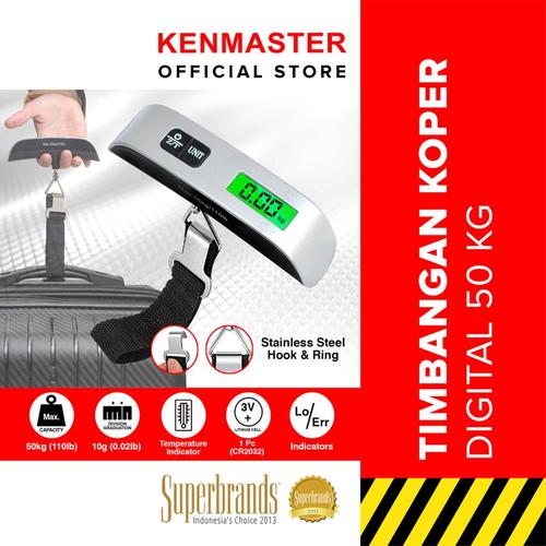 Jual KENMASTER TIMBANGAN KOPER Digital 50 kg Timbangan travel koper tas ...