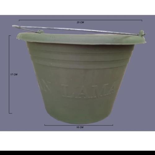 Jual ember cor plastik kecil anti bocor ember bangunan hijau anti pecah ...