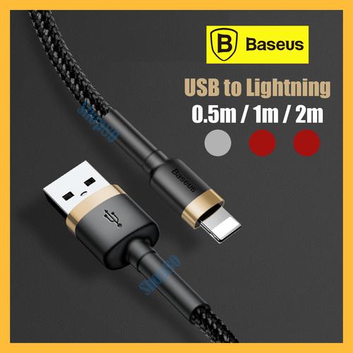 Jual Baseus Lightning Cable Kabel Fast Charger Apple iPhone iPad USB ...