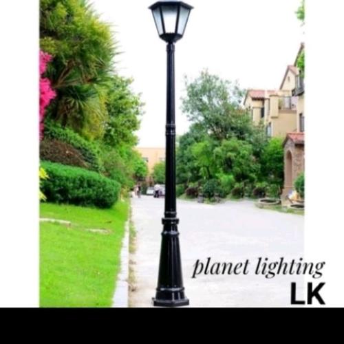 Jual Lampu Tiang Taman/Lampu Hias Outdoor 1 Cabang Outdoor - gold antik ...