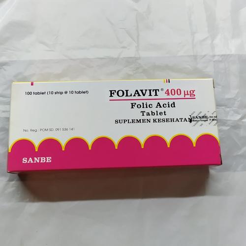 Jual folavit 400mg 100 tablet - Jakarta Timur - semoga-sehat | Tokopedia