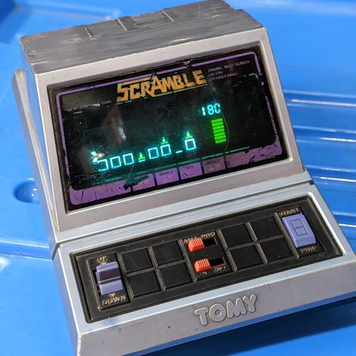 Jual TOMY GAME TABLETOP GAMEWATCH SCRAMBLE GIMBOT VINTAGE JADUL ...