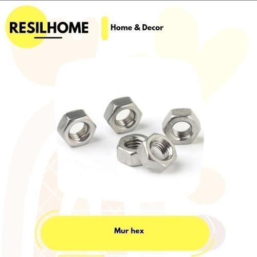 Jual mur baut hex m 8 nut mur putih 8 mm pengencang baut mur hex mur ... Jual mur baut hex m 8 nut mur putih 8 mm pengencang baut mur hex mur ...