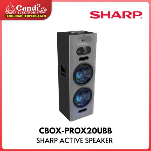 Promo SHARP Active Speaker Woofer 10 Inch x 2 CBOX-PROX20UBB Cicil 0% 3x - Kota Surakarta ...