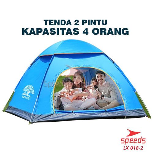 Jual SPEEDS Tenda Camping Buka Otomatis Tenda Lipat portable Kapasitas ...