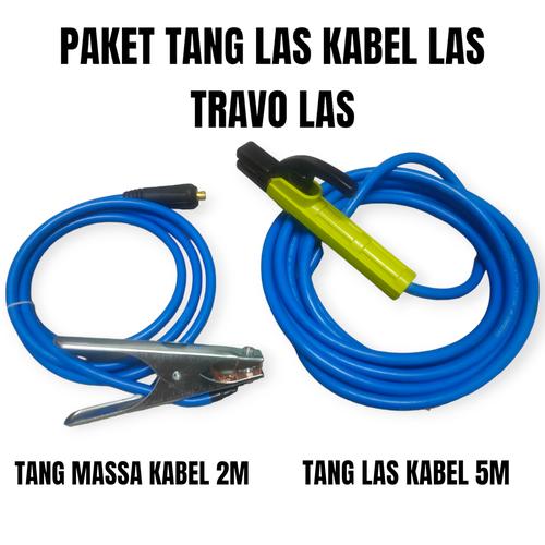Jual PAKET TANG LAS KABEL LAS 5M + TANG MASSA KABEL LAS 2M TRAFO LAS ...
