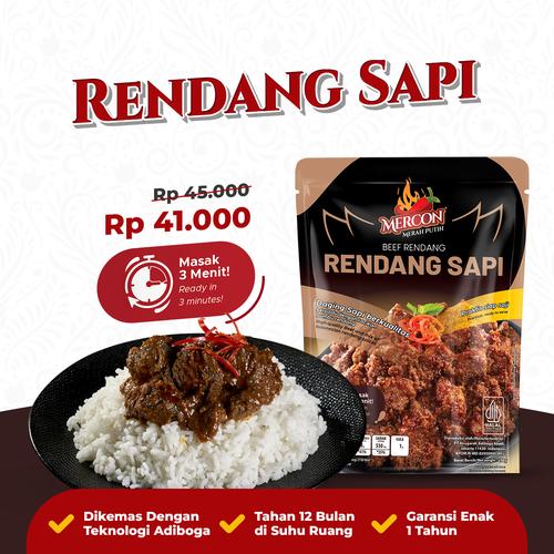 Promo Mercon Merah Putih - Rendang Sapi 150 Gram, Limited Edition ...