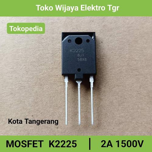 Jual k2225 mosfet 2A 1500V 50W - Kota Tangerang - Wijaya Elektro Tgr ...
