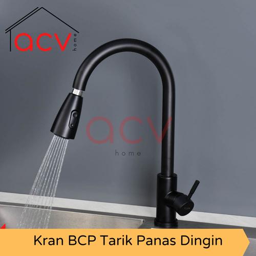 Jual Kran Tarik Dapur Kitchen Sink Black BCP Fleksibel - Kab. Tangerang ...