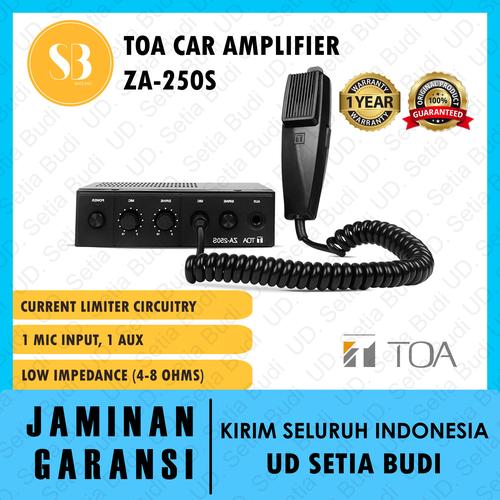 Jual TOA Car Amplifier ZA-250S Car Amplifier Asli dan Bergaransi - Kota ...