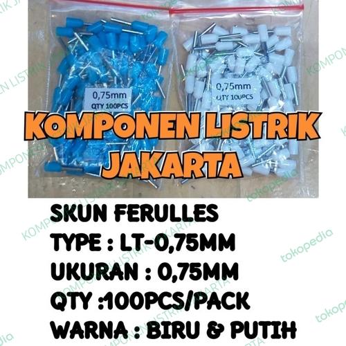 Jual Skun Ferulles 0,75mm / Skun Ferules 0.75 / Skun Ferules LT-0,75 ...