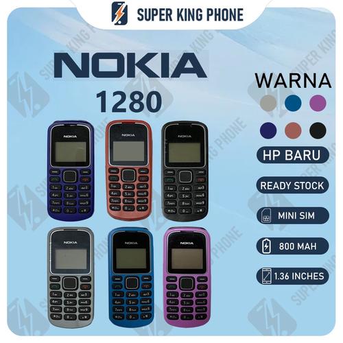 Jual Hp nokia 1280 fullset original baru hp jadul bergaransi murah - Hitam - Kab. Lombok Timur ...