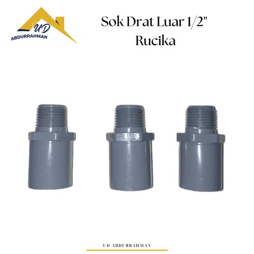 Jual Sambungan Socket Sok Drat Luar Rucika SDL Pipa PVC Ukuran 1/2 ...