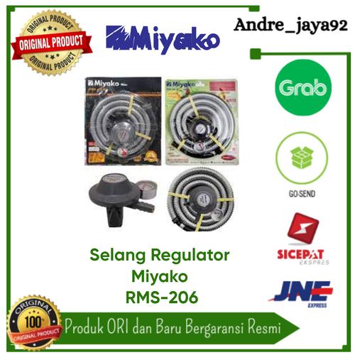 Jual Regulator gas miyako RMS-206M / RMS206 / RMS-206 / RMS206M ,Selang ...