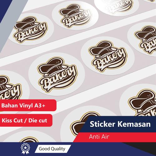 Jual Cetak Stiker Vinyl Free Cut / untuk Label Kemasan Makanan - No ...