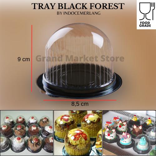 Jual Mika Kue Tart Mini Bulat Tart Bulat Bohlam Cup Cake Hias Black ...