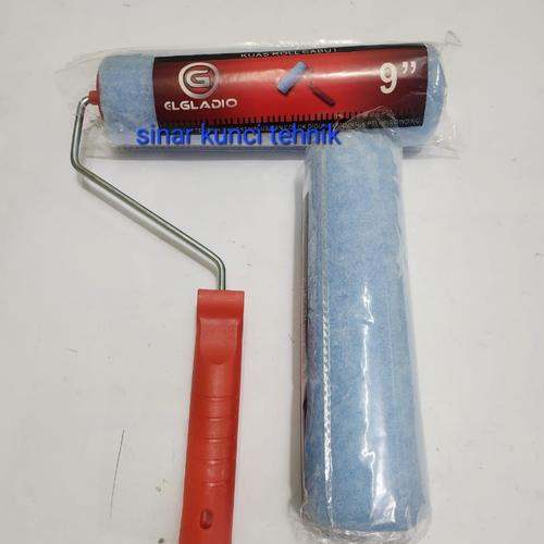 Jual Kuas Rol Copot ELGLADIO Roll 9 inch / Kuas Roll Cat Tembok 9" inch ...