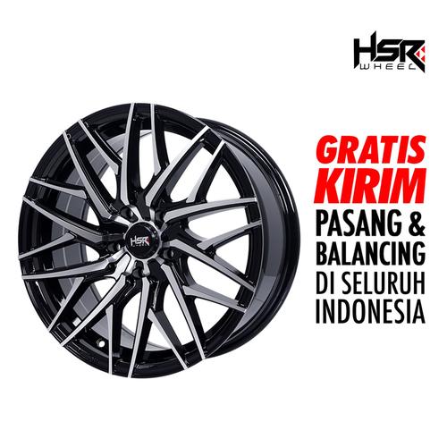 Promo Velg Mobil Ring 14 HSR KUROSU H291 R14X55 H8X100-114,3 ET35 BMF ...