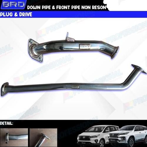 Jual ORIGINAL PAKET Exhaust Muffler BRD Thai DOWNPIPE FRONTPIPE Innova ...