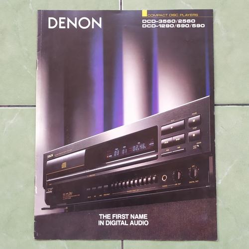 Jual buku booklet katalog cd player DENON jadul lawas - Kab. Sukoharjo ...