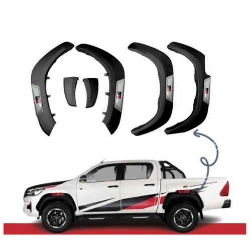 Jual over fender trim Hilux Revo double cabin model GR sport plastik ...